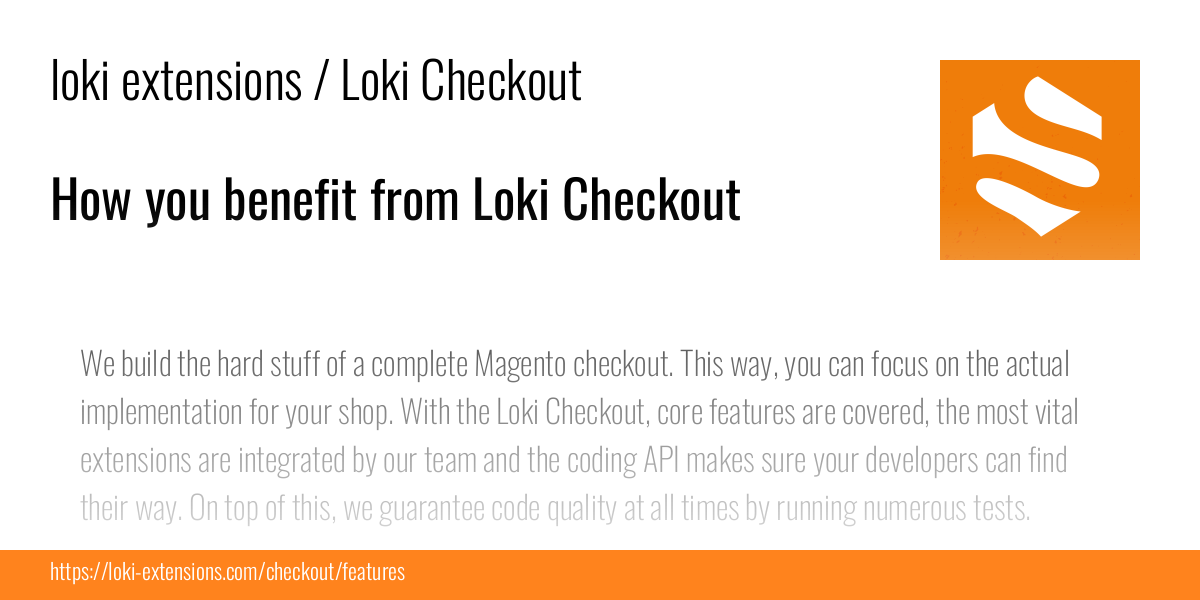 How you benefit from Loki Checkout - Loki Checkout for Magento 2
